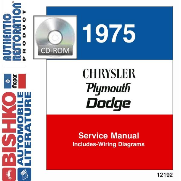 商品名:  bishko automotive literature 1975 Chrysler Dodge Plymouth Shop Service Repair Manual CD Engine Wiring OEMブランド: bis...
