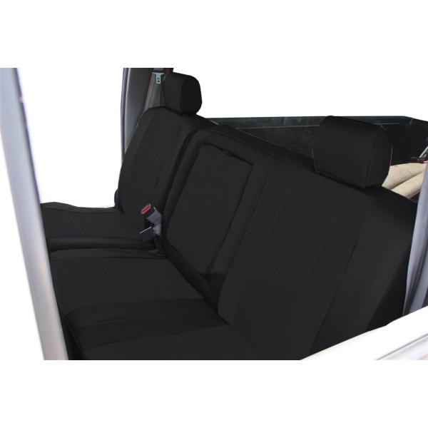 商品名:  CalTrend Rear Solid Bench Seats, DuraPlus Seat Covers for 2004-2009 Chrysler Aspen|Dodge Durango Black Black Inser...