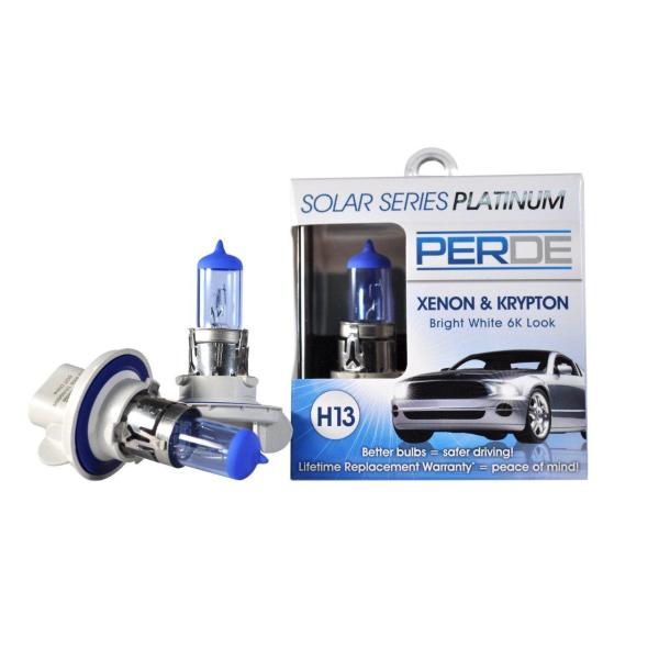 商品名: PERDE H13-60-BX2 ソーラーシリーズ プラチナハロゲン電球 2個セット PERDE Replacement for Solar Series Platinum H13 Xenon-Enhanced Halogen B...