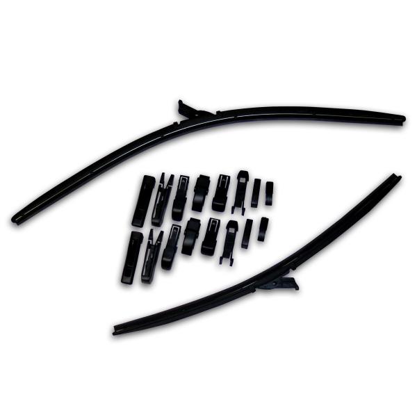 商品名:  TuningPros WBU-18-18 Multiple Adapter Bracketless Windshield Wiper Blade, 18" (450mm) Driver Side &amp; 18" (450mm...