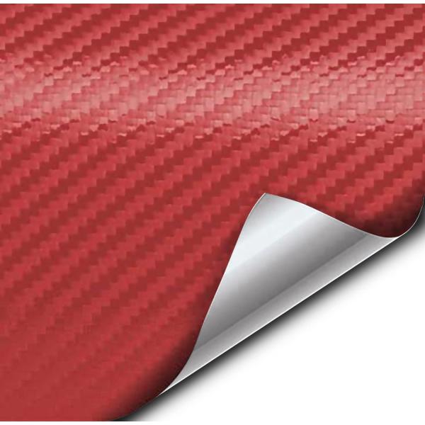 商品名: VViViD XPOレッド3Dカーボンファイバー5フィートx 3フィートビニールラップロールとエアリリース技術 VViViD〓 XPO Red 3D Carbon Fiber 5ft x 3ft Vinyl Wrap Roll w...