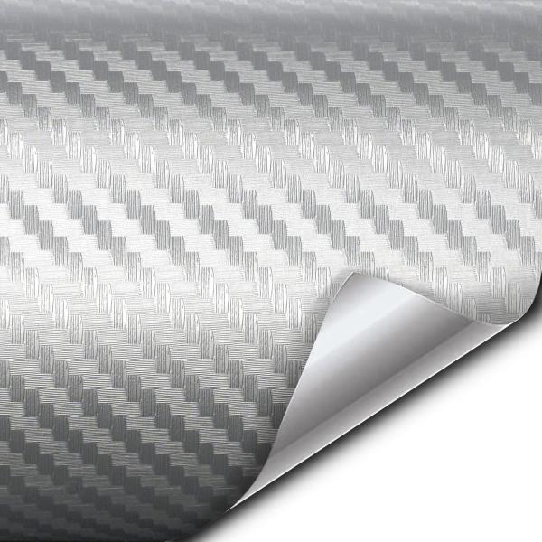商品名: シルバー3dカーボンファイバー5 ft x 3 ftビニールラップロールwithエアリリーステクノロジー VViViD Silver 3D Carbon Fiber 2ft x 5ft Vinyl Wrap Roll with A...