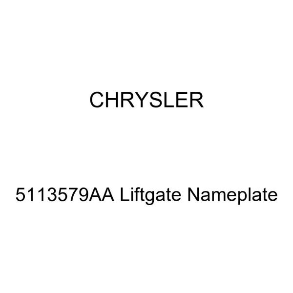 商品名: Chrysler(クライスラー) 純正 5113579AA リフトゲート ネームプレート Chrysler Genuine 5113579AA Liftgate Nameplateブランド: CHRYSLER高さ: 7.62cm横...