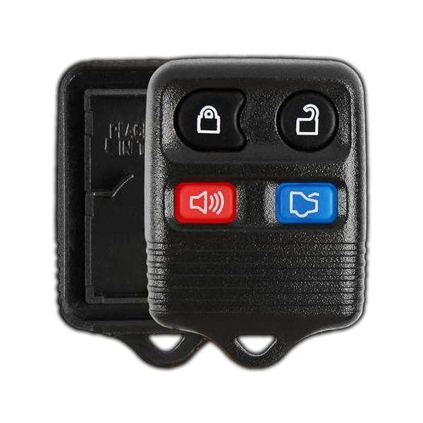 商品名: KeylessOption Just the Case Keyless Entry Remote Car Key Fob Shell Replacement - Black KeylessOption Key Fob Cover ...