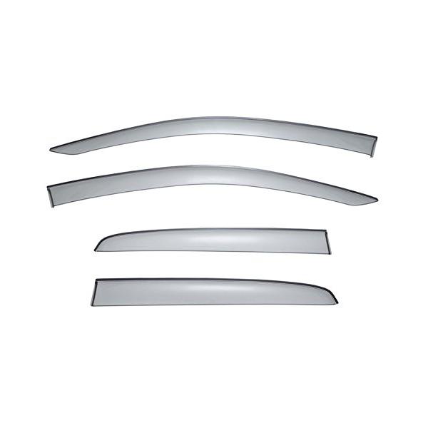 商品名: WellVisors Premium Sleek HD Side Window Visor Smoke WellVisors Window Visors Wind Deflectors Compatible with Mitsub...