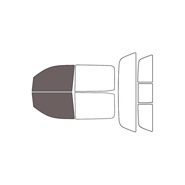 商品名: Rtintウィンドウスモークキット GMC シエラ 2014-2017年式 (4ドア) 用 - 1点 Front グレイ C-WT-010--E4E5-4A69 Rvinyl Window Tint Kit Compatible ...