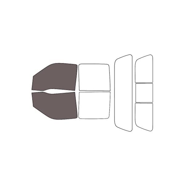 商品名: Rtintウィンドウスモークキット Ford F-250 2008-2016年型 (4ドア) 用 Front グレイ C-WT-010--0AEA-3F8A Rvinyl Window Tint Kit Compatible wi...