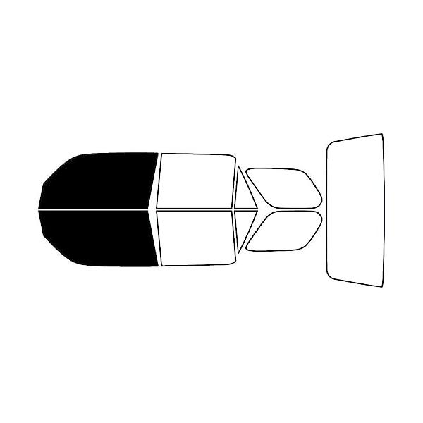 商品名: rtintウィンドウTintキットfor Toyotaハイラックスサーフ2010 ? 2016 ? 1 Front グレイ C-WT-015--54E2-1403 Rvinyl Window Tint Kit Compatible...