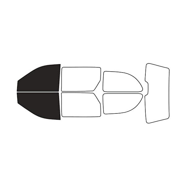 商品名: rtintウィンドウTintキットfor Dodge Caravan 2001 ? 2007 ? 1 Front グレイ C-WT-013--809D-D30F Rvinyl Window Tint Kit Compatible ...