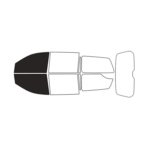 商品名: rtintウィンドウTintキットfor Honda Odyssey 2005 ? 2010 ? 1 Front グレイ C-WT-013-87B0-0EB0 Rvinyl Window Tint Kit Compatible w...