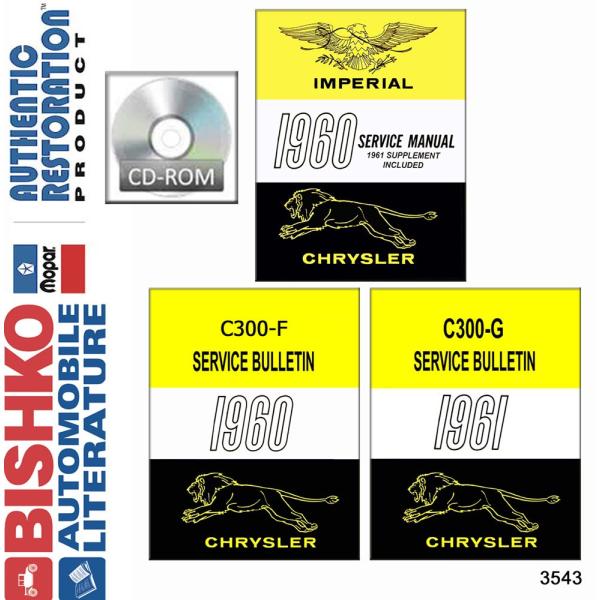 商品名:  Bishko Automotive Literature 1960 1961 Chrysler 300 T C Windsor Shop Service Repair Manual Cd Engineブランド: bishko a...