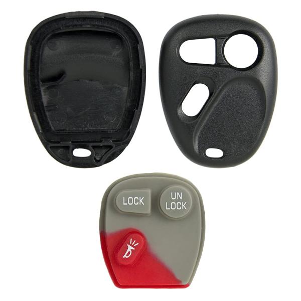 商品名: Keyless2Go 交換用シェルケース 3ボタンパッド リモートキーフォブ FCC KOBLEAR1XT KOBUT1BT - シェルのみ Keyless2Go Replacement for New Shell Case an...