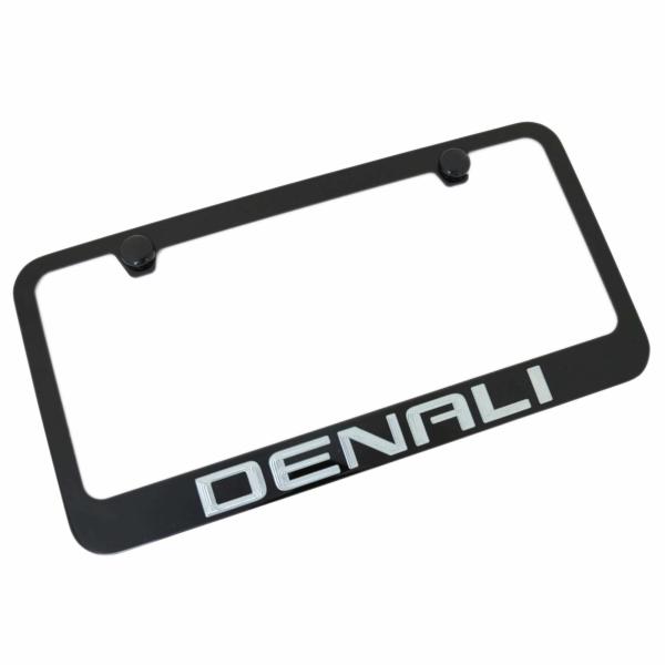 商品名: GMC Denali Black Metal Licences Plate Frame GMC Denali Black Metal Licence Plate Frameブランド: General Motors商品サイズ: 12...