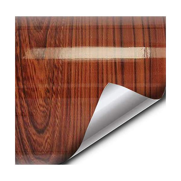 商品名:  VVIVID High Gloss Red Cedar Striped Wood Grain Faux Finish Textured Vinyl Wrap Roll Sheet Film for Home Office Fur...