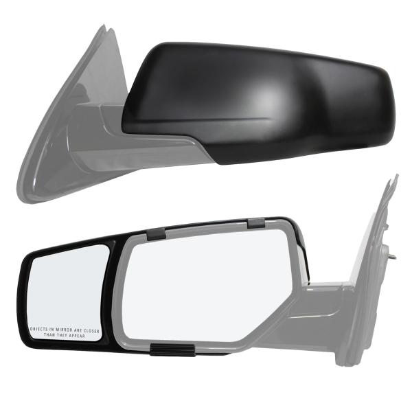商品名: K Source ブラック スタンダード 80920 牽引ミラー シボレー/GMCペア Fit System 80920 Snap and Zap Towing Mirror Pair (2015 and Up Gm SUV)ブラ...