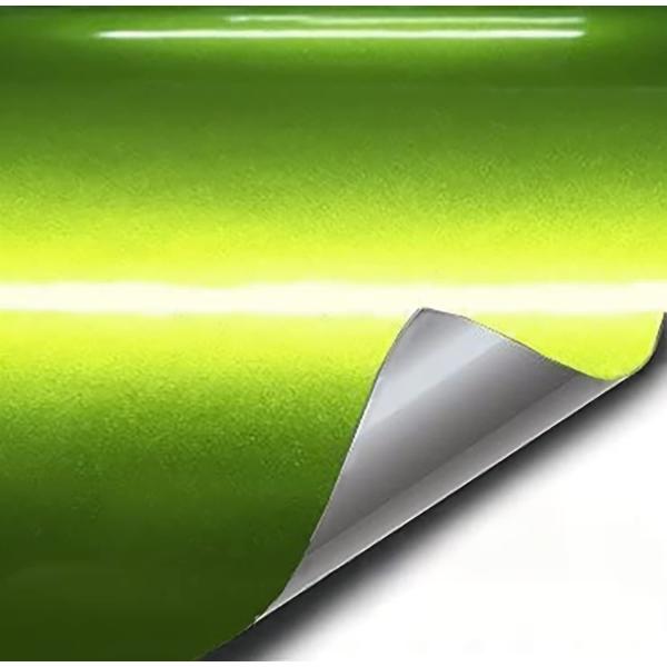 商品名:  VViViD XPO Gloss Viper Lime Green Liquid Metal Vinyl Car Wrap Film DIY Easy to Install No-Mess (1ft x 5ft)ブランド: VV...