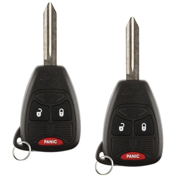 商品名: Discount Keyless 交換用 アンカット 車 キーレスエントリー リモートフォブキー OHT692713AA OHT692427AA KOBDT04A (2パック) Discount Keyless Replaceme...