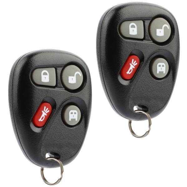 商品名: カーキーフォブ キーレスエントリーリモコン 2003 2004 2005 2006 2007 シボレー エクスプレス GMC サバナ (KOBLEAR1XT, 15752330) 2個セット Car Key Fob Keyless...