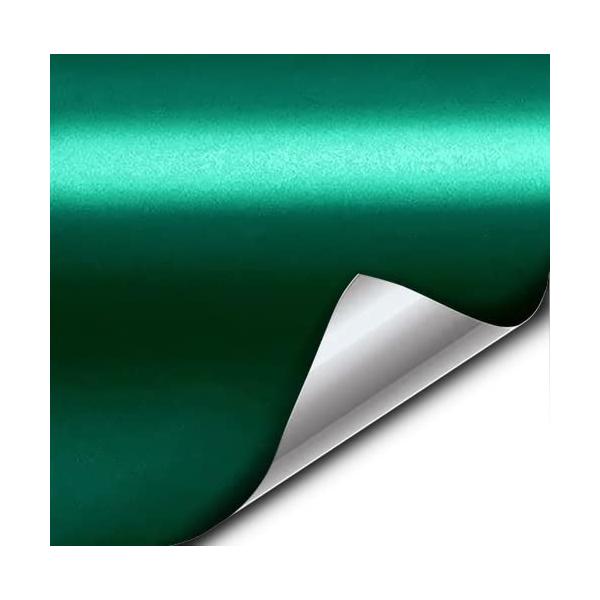 商品名:  VViViD Dark Green Satin Chrome Vinyl Wrap Stretch Conform DIY Easy to Use Air-Release Adhesive (1ft x 5ft)ブランド: VV...
