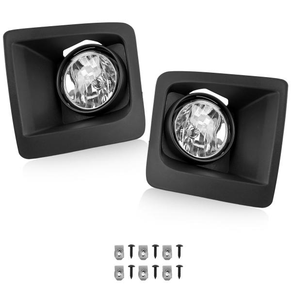 商品名: RP Remarkable Power FL7086 2014 2015 2016 Sierra 1500 フォグライト用 クリアレンズ バンパーランプセット RP Remarkable Power, Fog Lights for...