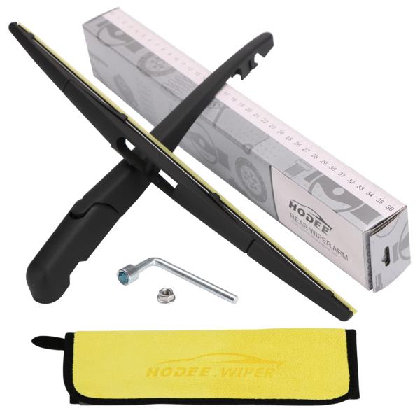 商品名: HODEE リアワイパーアームブレードナットセット-ホンダパイロット2003-2008用交換、ウィンドウワイパーキャップカバーアクセサリー付きバックワイパーアセンブリ、OE:76740-S9V-A01 HODEE Rear Wip...