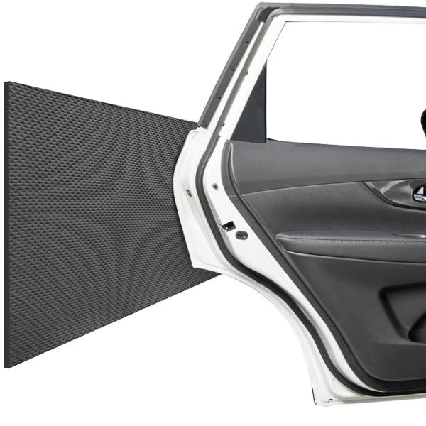 商品名: 車ドアプロテクターバンプボディガード、Sectional Foam Stickingガレージ壁駐車場プロテクター衝突回避防水Foamプロテクター壁コーナー保護車のドアに 2 packs in one roll ブラック (1 pa...