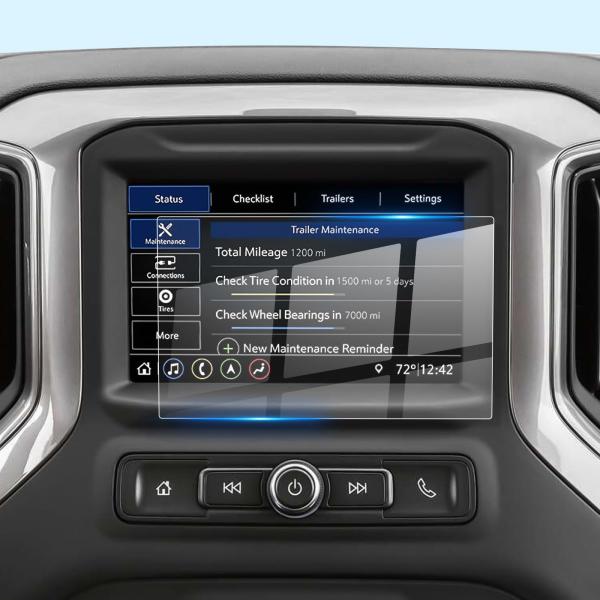 商品名: LFOTPP カーナビゲーションスクリーンプロテクター 2016-2020 2021 GMC Sierra 1500 2500HD 3500HD 7インチ IntelliLink [9H] 強化ガラス センター タッチ スクリーン...