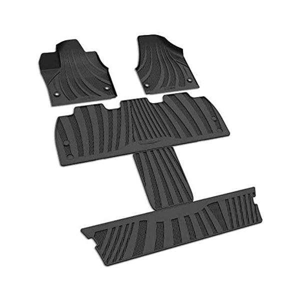 商品名: 2017 Chrysler Pacifica高壁All Weatherフロアマットfor Gasoline Powertrainsのみ 2017 Chrysler Pacifica High Wall All Weather Fl...