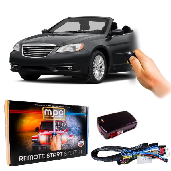 商品名:  MPC Factory Remote Activated Remote Start Kit Compatible with 2011-2014 Chrysler 200 - Plug-n-Play - Key-to-Start ...