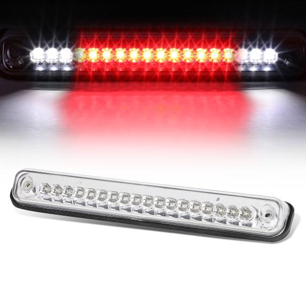 商品名:  Auto Dynasty Compatible with Chevy GMC C/K ABS Plastic LED third 3rd brake light (Clear Lens) - GMT400 4th Generat...