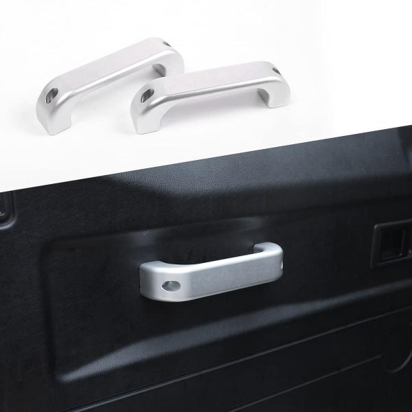 商品名: アルミ合金 車インテリアドア グラブハンドル フレームトリム ランドローバー ディフェンダー 110 90用 Aluminum alloy Car Interior Door Grab Handle Frame Trim For ...