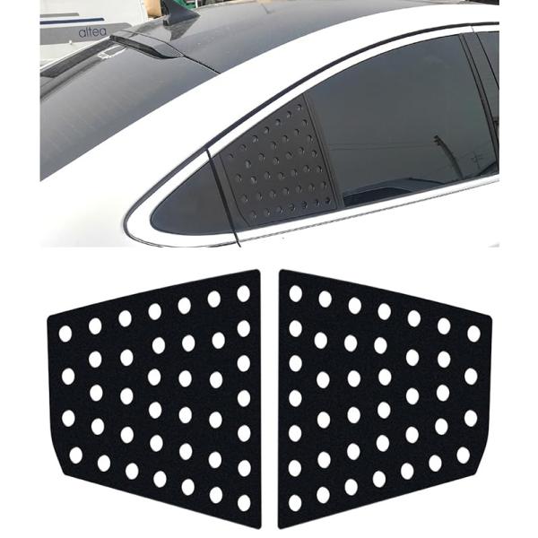 商品名: LIGHTKOREA シルバーレタリングCピラーウィンドウスポーツプレートパネルアクセサリー LH RH GMシボレークルーズ2016 2017 2018用 Stripe ブラック LIGHTKOREA_Plate_Cruze_2...