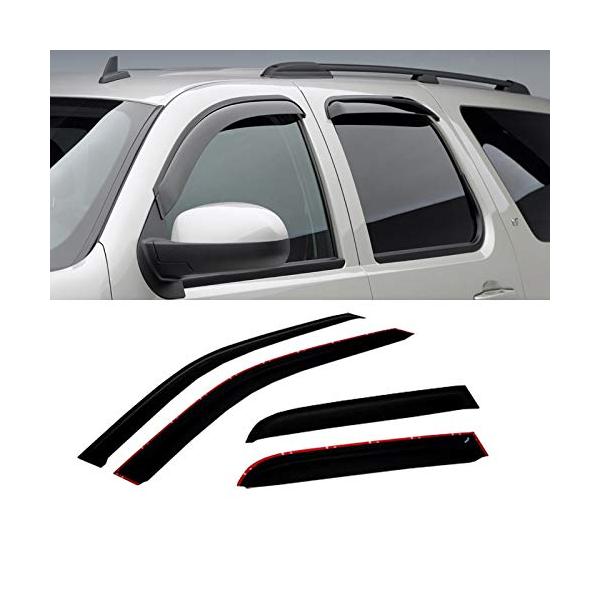 商品名: Gldifa ウィンドディフレクター 1997〜2013年式 フォードエクスペディションスモークサン/レインガードウィンドウバイザー Gldifa Wind Deflector Compatible with 97-17 Ford...