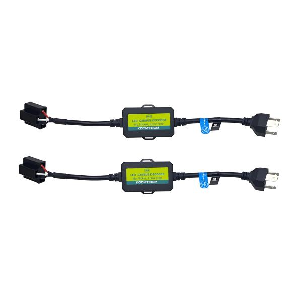 商品名:  KOOMTOOM H4 9003 HB2 LED Bulbs CANbus Decoder - Anti-Flickering Harness Decoder/Dashboard Warning Error Free EMC C...