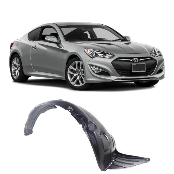 商品名: Fitrite Autoparts フロント右助手席側フェンダーライナー 2013-2016 ヒュンダイジェネシスクーペ用 プラスチック製 HY1249144 868122M500 FITRITE AUTO PARTS New F...