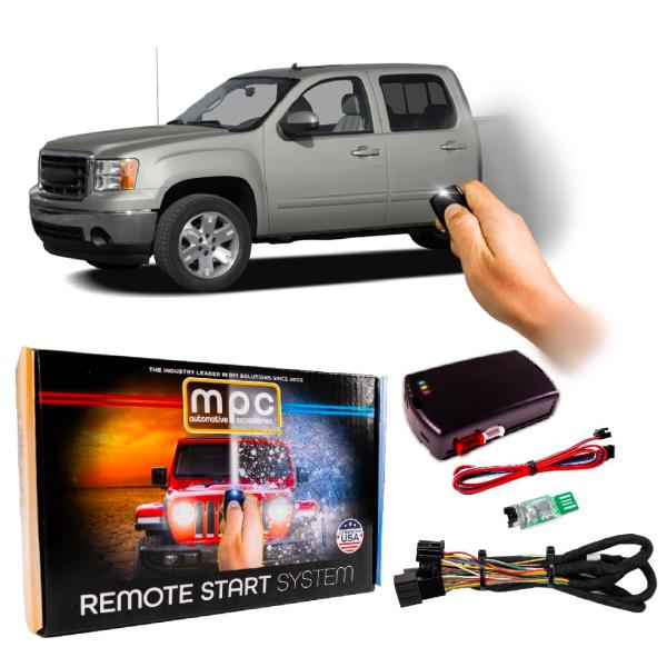商品名:  MPC Remote Start Kit Compatible with GMC Sierra 1500 2007-2013 || Plug and Play || Push Lock 3X to Start || USA Te...