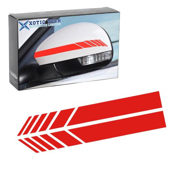 商品名:  x xotic tech Racing AMG Style Rearview Mirror Stripe Stickers Vinyl Decals Compatible with Mercedes Dodge Chevrole...