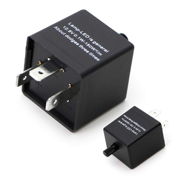 商品名: iJDMTOY (1) 3ピン CF-13 CF13 EP34 電子フラッシャー リレーフィックス スピード調整可能機能付き LEDウィンカーライトバルブによる高速フラッシュ問題を解決 iJDMTOY 3-Pin CF-13 CF...