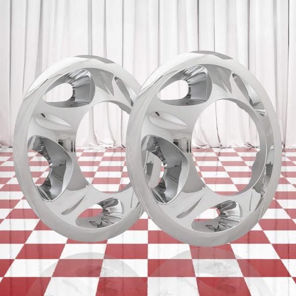 商品名:  Brighter Design Set of 2 Front Chrome 17" Wheel Simulators for GMC Sierra 3500 HD 2008-2010ブランド: Brighter Design商品...