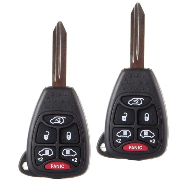 商品名:  OCPTY Replacement 2Pcs Remote Head Key for Dodge Caravan for Chrysler Town &amp; Country 300 for Jeep Commander fo...