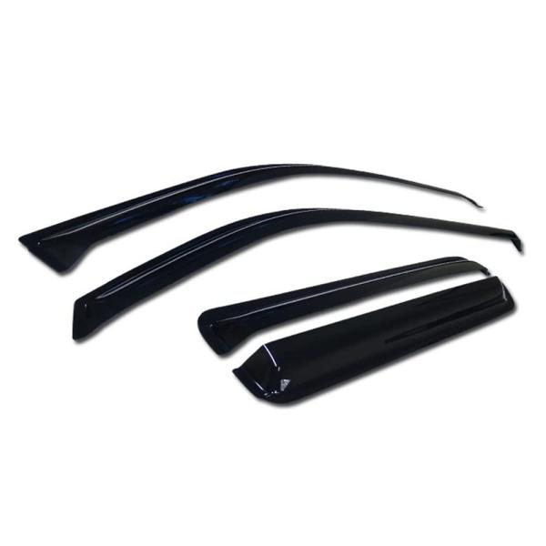 商品名:  Classic Style Smoke Window Visors Deflector Vent Shade Guard 4 Pieces Compatible with 02-09 Chevy Trailblazer/GMC ...