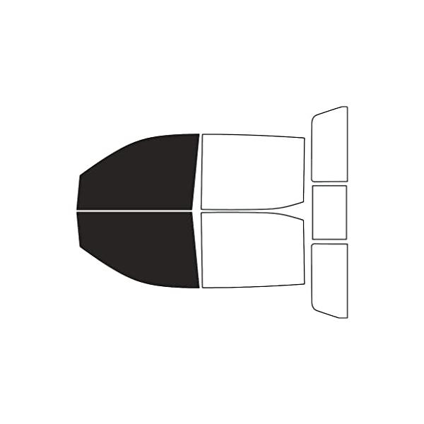 商品名: Rtint ウィンドウスモークキット GMC シエラ 2019-2019 (4ドア)用 - ペアレント Front グレイ C-WT-013--486D-266F Rvinyl Window Tint Kit Compatible...