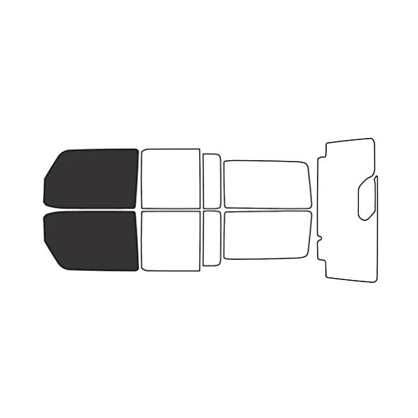 商品名: Rtint ウィンドウティントキット ジープ ラングラー 2018-2022 (4ドア、JL) に対応 - フロントプレカットキット - 20% Rvinyl Window Tint Kit Compatible with Jee...