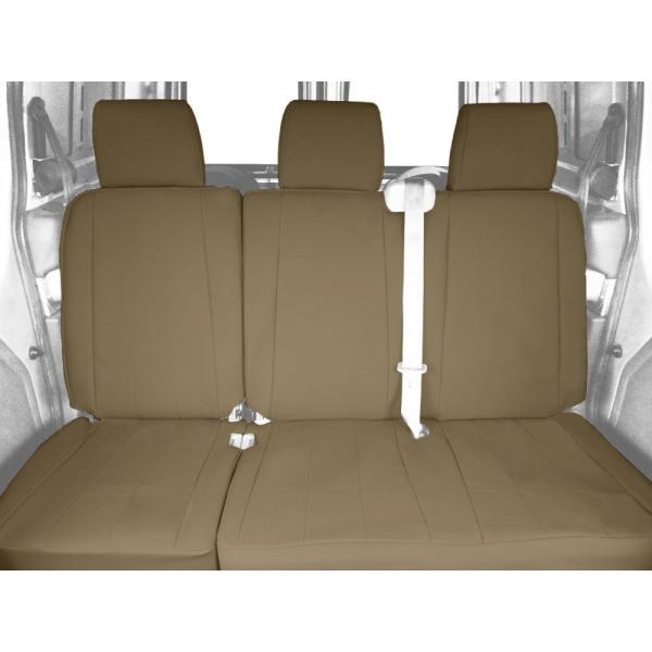 商品名:  CalTrend Rear 60/40 Split Bench Seats, DuraPlus Seat Covers for 2017-2022 Chrysler Pacifica Beige Beige Insert and...