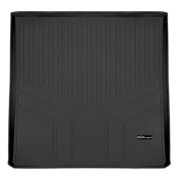 商品名: SMARTLINER 全天候型カーゴトランクライナーフロアマット 2列目シートの後ろ ブラック SMARTLINER All Weather Cargo Trunk Liner Floor Mat Behind 2nd Row S...