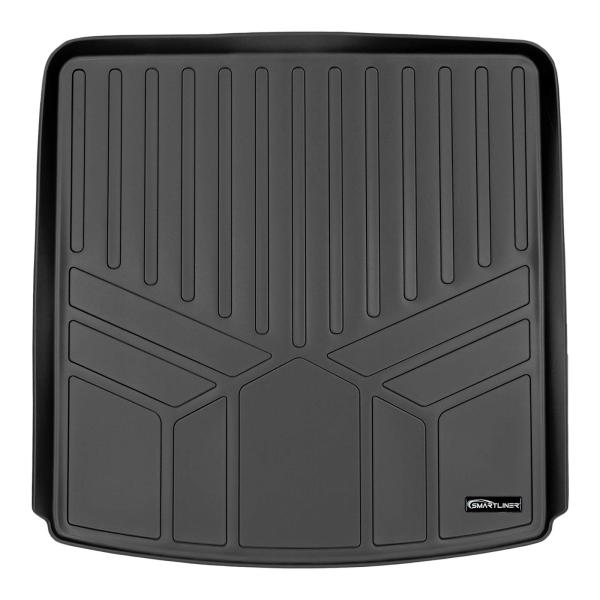 商品名: SMARTLINER 全天候型カーゴトランクライナーフロアマット 2列目シートの後ろ用 ブラック SMARTLINER All Weather Cargo Trunk Liner Floor Mat Behind 2nd Row ...