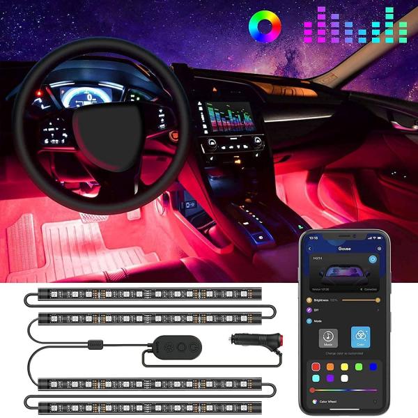 商品名:  Govee Car LED Lights, Smart Car Interior Lights with App Control, RGB Lights with DIY Mode and Music Mode, 2 Lines...