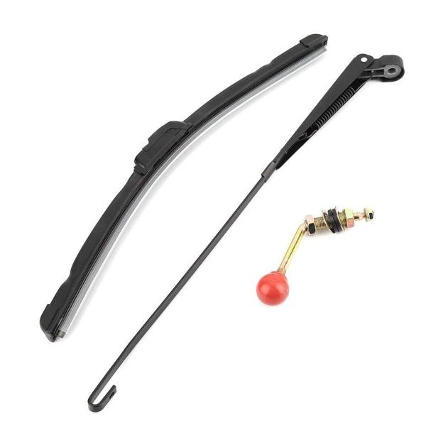 商品名: Aramox ワイパーブレード 17.7インチ UTV 手動操作 フロントガラスワイパーブレード ユニバーサル交換キット Aramox Wiper Blade, 17.7 in UTV Manual Hand Operated W...