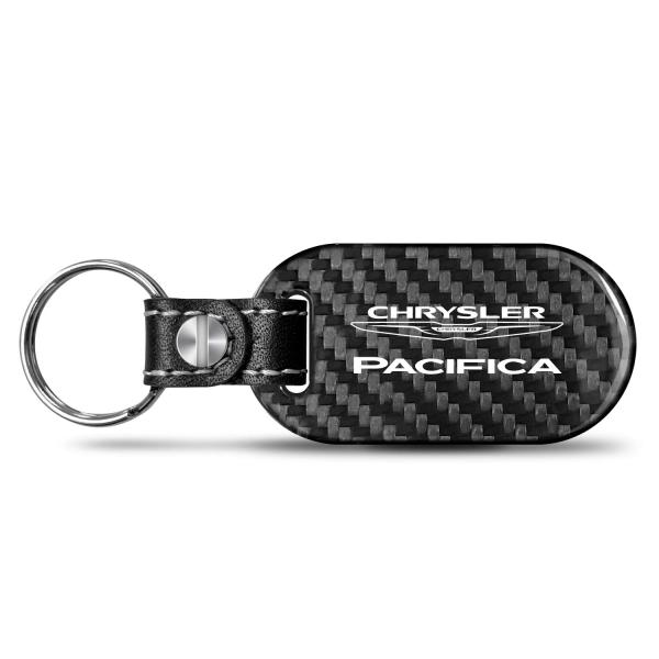 商品名:  iPick Image Made for Chrysler Pacifica 100% Real Black Carbon Fiber Tag Style Key Chainブランド: iPick Image商品サイズ: 2-1...
