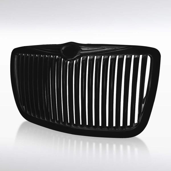 商品名:  Autozensation Compatible with Chrysler 300 300C 2005-2010, Vertical Front Grill Hood Grille Blackブランド: Autozensati...